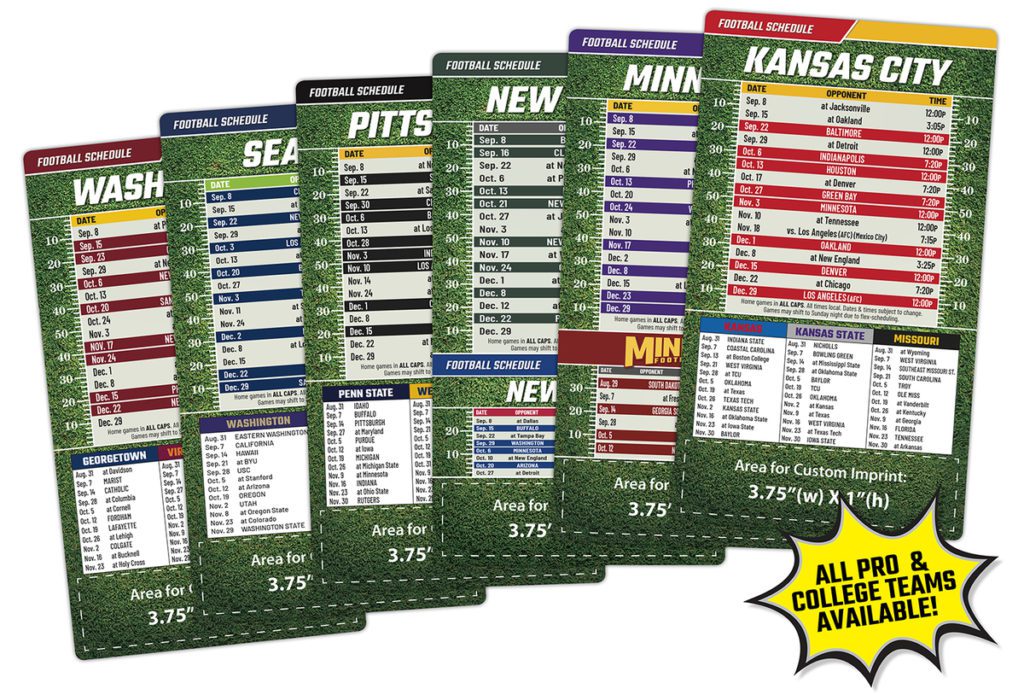 2024 College Football Schedule Magnets 2024 College Football Schedule Magnets